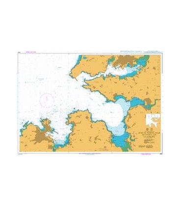 British Admiralty Nautical Chart 1094 Rias de Ferrol, Areas, Betanzos ...