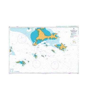 British Admiralty Nautical Chart 1134 Maji Shan and Approaches