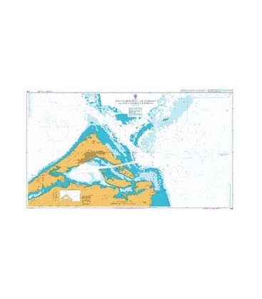 British Admiralty Nautical Chart 1315 Five Fathom Hole- The Narrows and ...