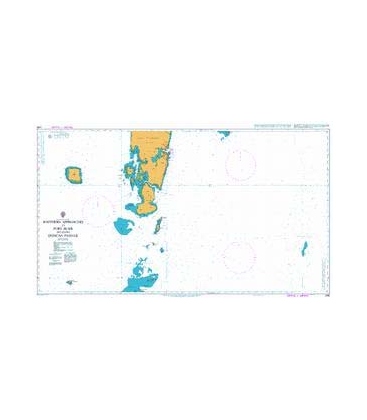 British Admiralty Nautical Chart 1398 Southern Approaches to Port Blair ...