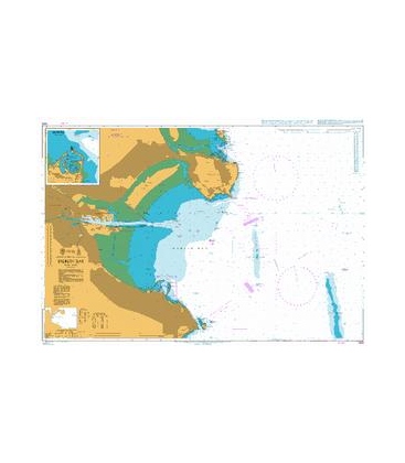 British Admiralty Nautical Chart 1415 Dublin Bay