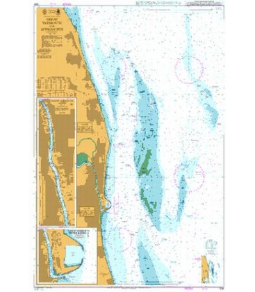 British Admiralty Nautical Chart 1534 Great Yarmouth and Approaches