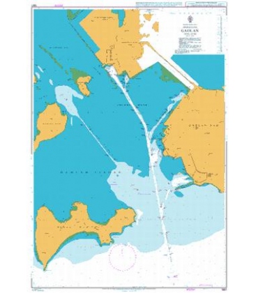 British Admiralty Nautical Chart 1557 Zhuhai Gang Gaolan Gangqu