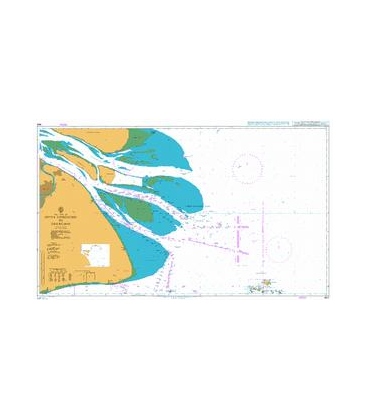 British Admiralty Nautical Chart 1602 Outer Approaches to Shanghai