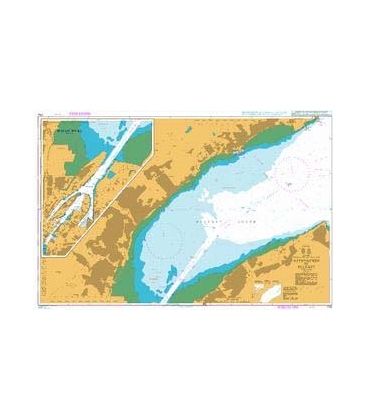 British Admiralty Nautical Chart 1752 Approaches to Belfast