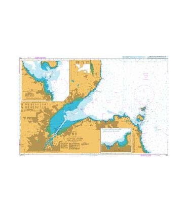 British Admiralty Nautical Chart 1753 Belfast Lough and Approaches