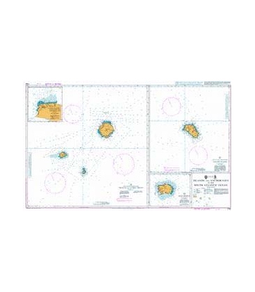 BA Chart 1769 Islands and Anchorages in the South Atlantic Ocean