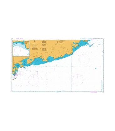 British Admiralty Nautical Chart 1962 Hong Kong to Shantou