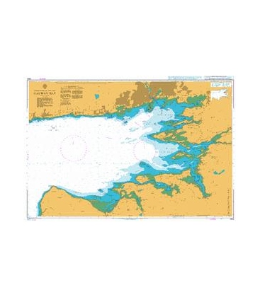 British Admiralty Nautical Chart 1984 Galway Bay