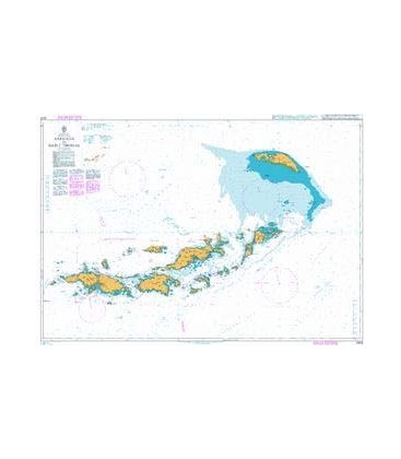 British Admiralty Nautical Chart 2006 Anegada to Saint Thomas