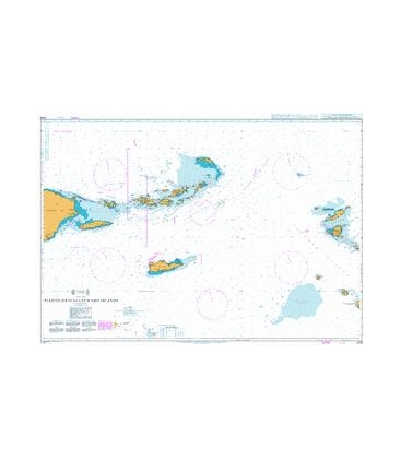 British Admiralty Nautical Chart 2016 Puerto Rico to Leeward Islands