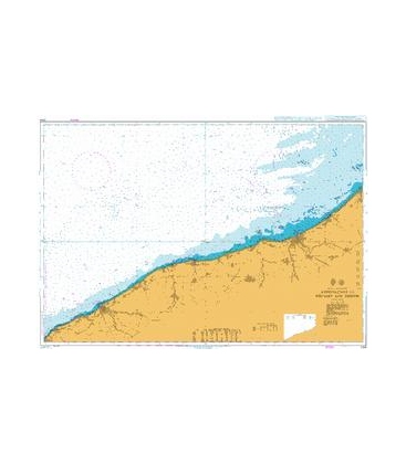 British Admiralty Nautical Chart 2148 Approaches to Fecamp and Dieppe