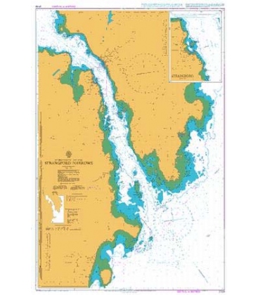 British Admiralty Nautical Chart 2159 Strangford Narrows