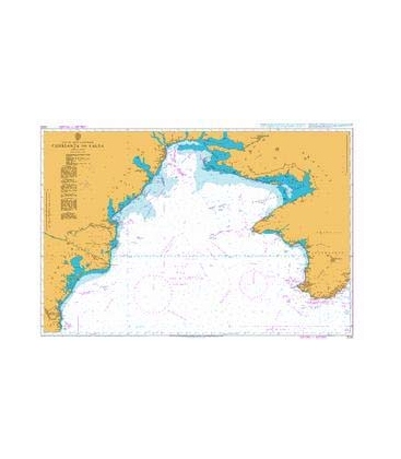 British Admiralty Nautical Chart 2232 Constanta to Yalta