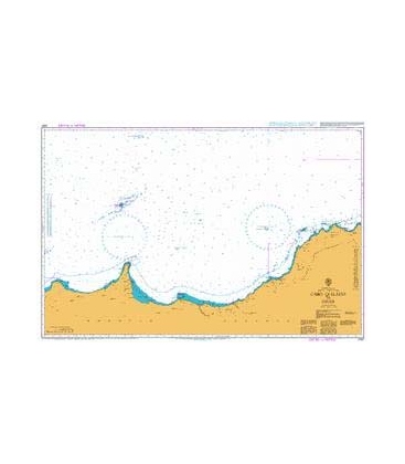 British Admiralty Nautical Chart 2437 Ras Tarf to Oran