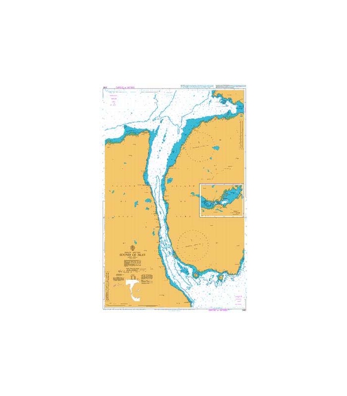 British Admiralty Nautical Chart 2481 Sound of Islay