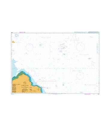 British Admiralty Nautical Chart 2523 Cable Bank to Ra's Rakan