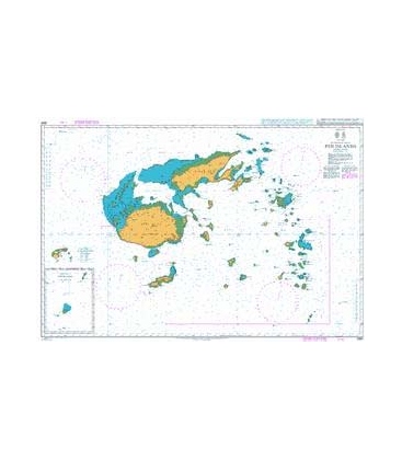 British Admiralty Nautical Chart 2691 Fiji Islands
