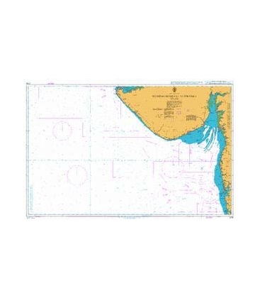 British Admiralty Nautical Chart 2736 Mumbai (Bombay) to Dwarka