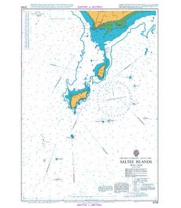 British Admiralty Nautical Chart 2740 Kilmore Quay including the Saltee ...