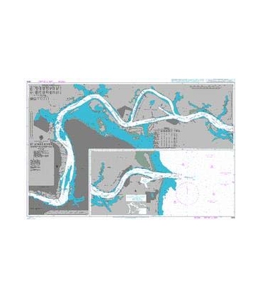 British Admiralty Chart 2808 Saint Johns RiverMayport to Jacksonville