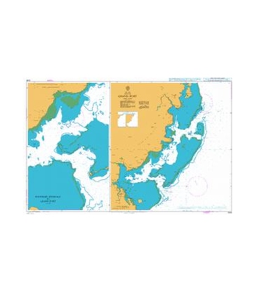 British Admiralty Nautical Chart 3048 Grand Port