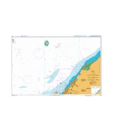 British Admiralty Nautical Chart 3175 Jazirat Al Hamra' to Dubai ...