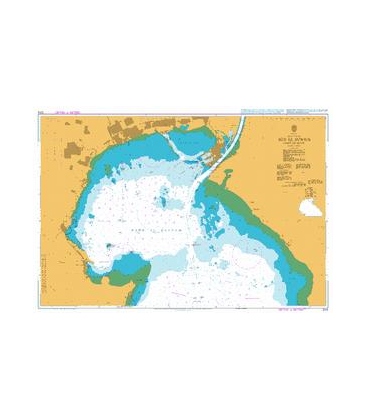 British Admiralty Nautical Chart 3214 Red Sea, Gulf of Suez, Port of ...