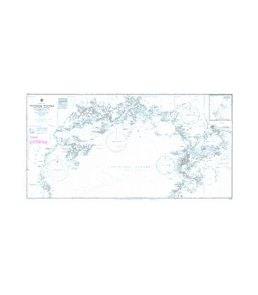 British Admiralty Nautical Chart 3252 Victoria Nyanza (Northern Portion)