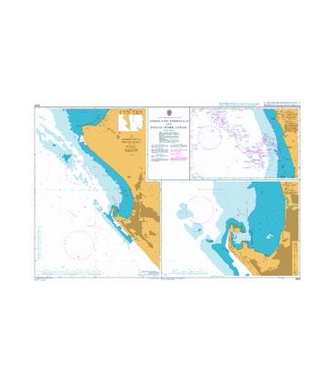 British Admiralty Nautical Chart 3285 Angola Oil Terminals and Pointe ...