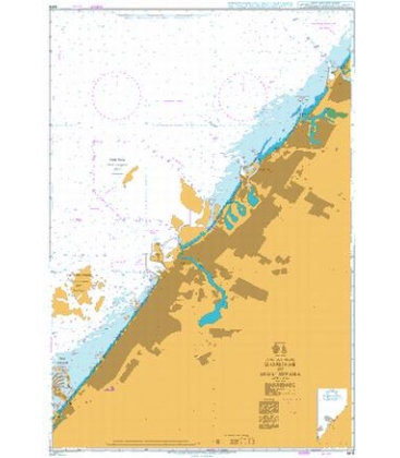 British Admiralty Nautical Chart 3412 Hamriyah to Mina' Seyaha