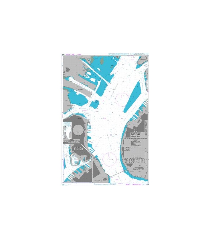 BA Chart 3456 New York Upper Bay The Narrows to Governors Island