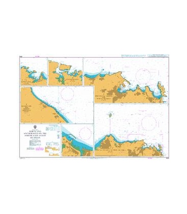 BA Chart 3518 Ports and Anchorages on the North East Coast of Oman