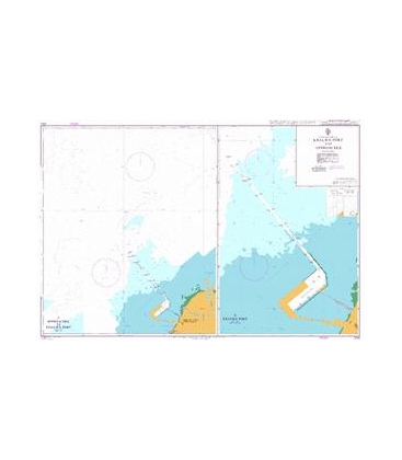 British Admiralty Nautical Chart 3752 Khalifa Port and Approaches