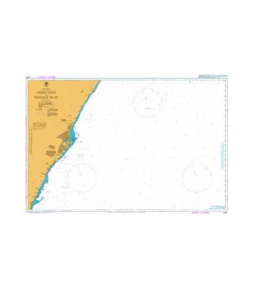 British Admiralty Nautical Chart 3797 Green Point to Tongaat Bluff