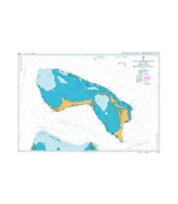 British Admiralty Nautical Chart 3910 Little Bahama Bank including ...