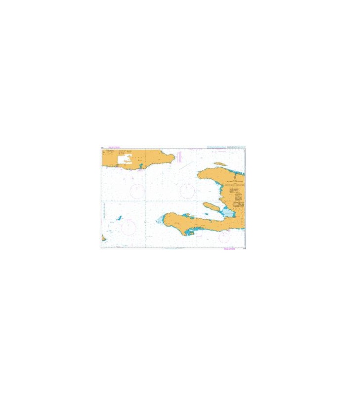 British Admiralty Nautical Chart 3935 Windward Passage and Southern ...
