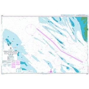 British Admiralty Nautical Chart 3940 Permatang Sedepa (One Fathom Bank ...