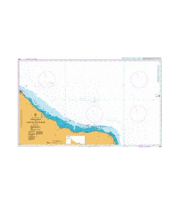 British Admiralty Nautical Chart 3955 Fortaleza to Cabo de Sao Roque