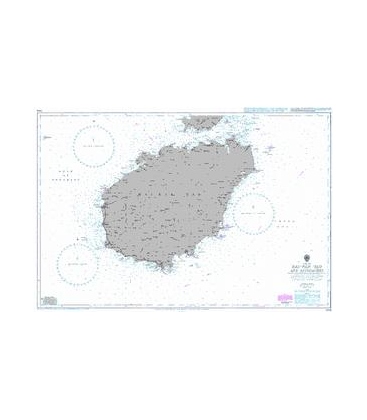 British Admiralty Nautical Chart 3991 Hai-Nan Tao and Approaches