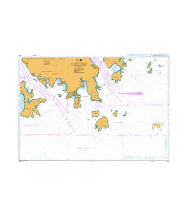 British Admiralty Nautical Chart 4127 South Eastern Approaches
