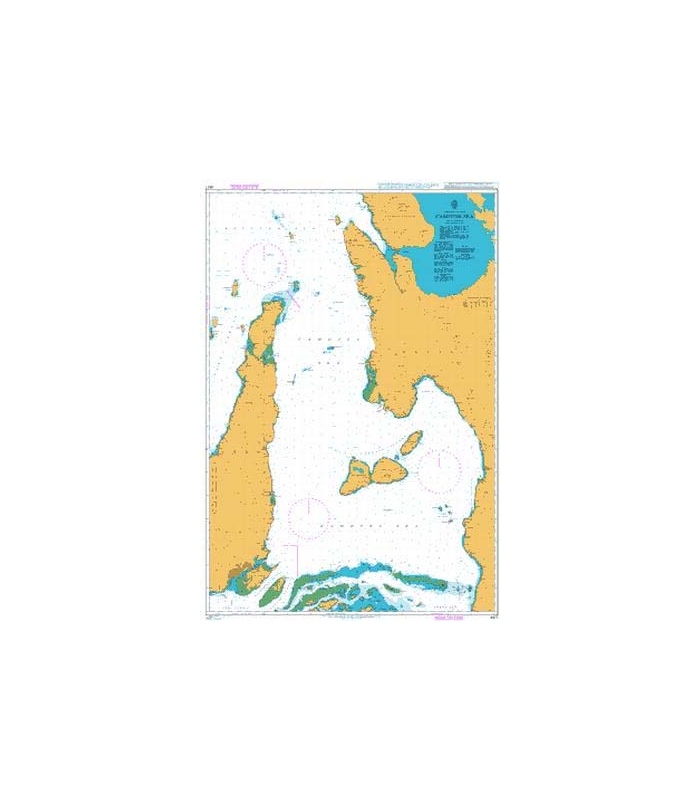 British Admiralty Nautical Chart 4477 Camotes Sea