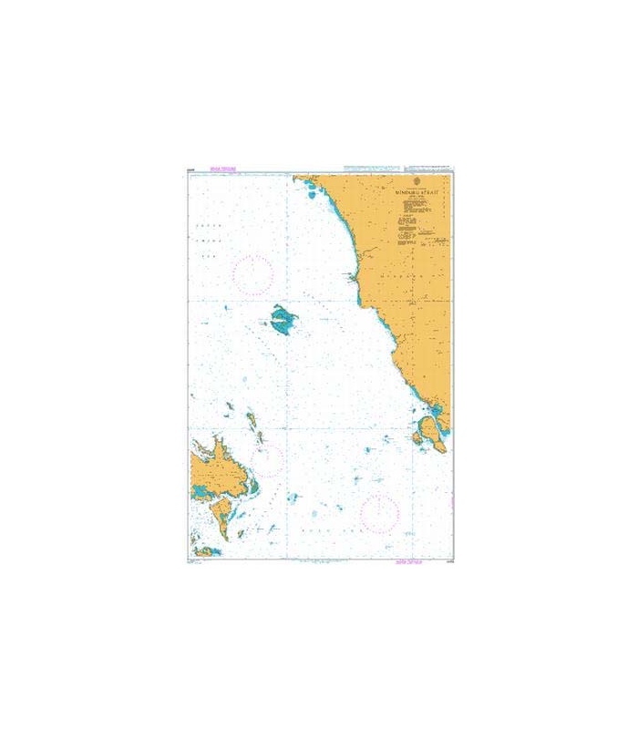 British Admiralty Nautical Chart 4483 Mindoro Strait