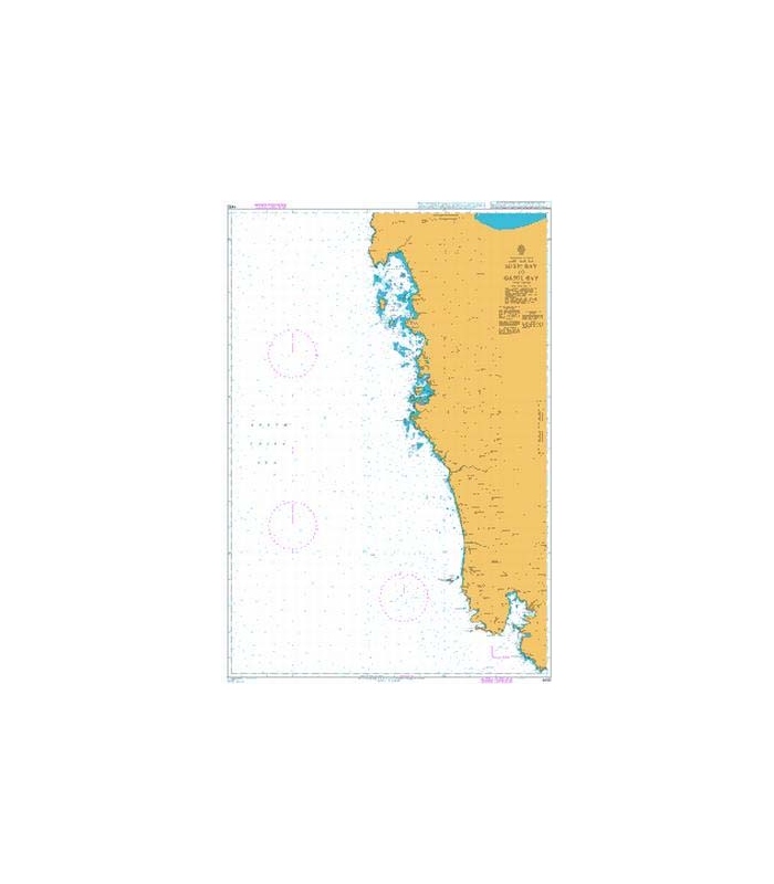 British Admiralty Nautical Chart 4492 Subic Bay to Dasol Bay