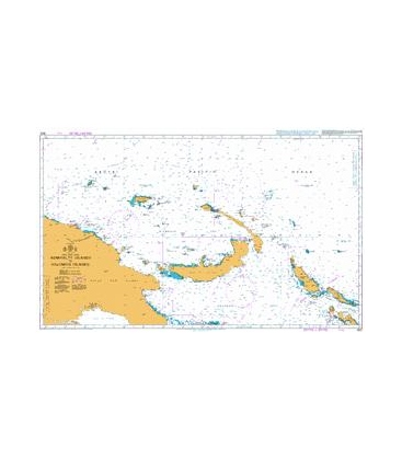 British Admiralty Nautical Chart 4622 Admiralty Islands to Solomon Islands