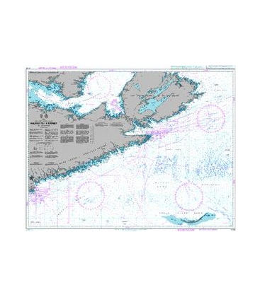 British Admiralty Nautical Chart 4748 Halifax to Sydney