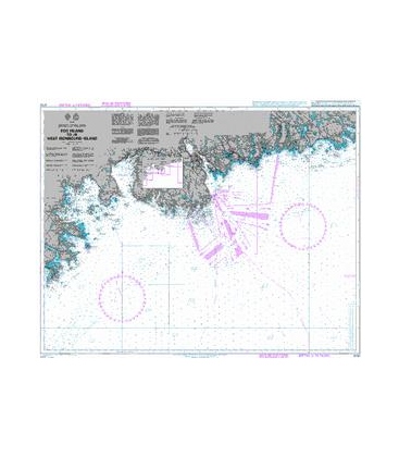 British Admiralty Nautical Chart 4751 Egg Island to/a West Ironbound Island