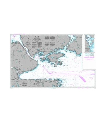 British Admiralty Nautical Chart 4756 Strait of Canso and Approaches