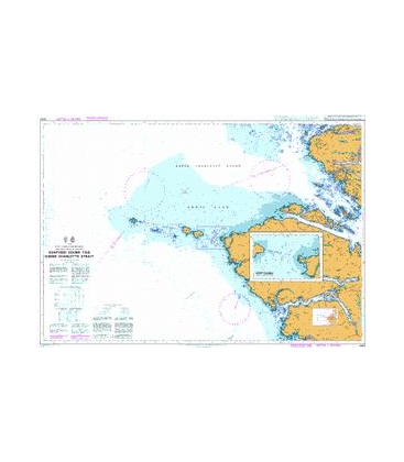 British Admiralty Nautical Chart 4942 Quatsino Sound to Queen Charlotte ...