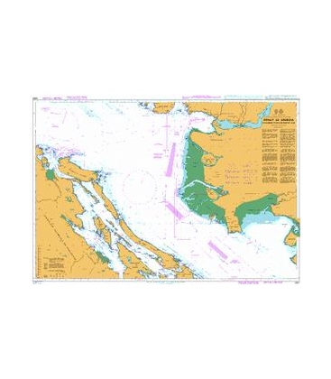 BA Nautical Chart 4952 Strait of Georgia Southern Portion/Partie Sud